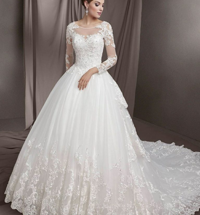 Fransız güpürlü gelinlikler - Dantel Gelinlikler